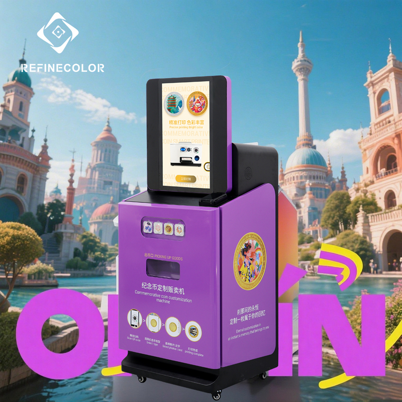 RF-JNB1 Full Automatic Coin Printing & Vending Machine Wifi Smart ...