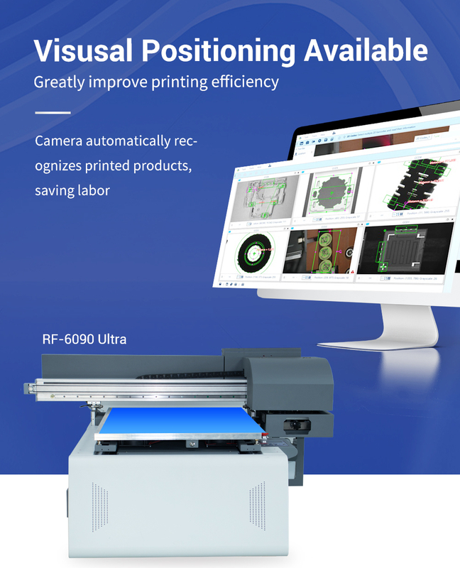 Refinecolor 6090Ultra High-End A1 Size Epson I1600/ I3200 Printhead UV Flatbed Printer With ...